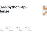 Github Ayalare Python Api Challenge