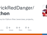 Github Derickreddanger Python Exercises Repository For Python Exercises