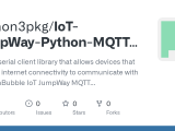 Github Python3pkg Iot Jumpway Python Mqtt Serial Client Python