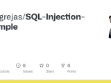 Github Bangrejas Sql Injection Example