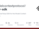 Github Modelcontextprotocol Ruby Sdk The Official Ruby Sdk For The