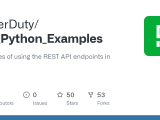 Github Pagerduty Api Python Examples Examples Of Using The Rest Api