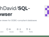 Github Joshdavid Sql Browser Database Viewer For Odbc Compliant