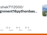 Github Abhishek7112000 Assignment16pythonbasic