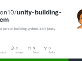 Github Itayron10 Unity Building System Unity First Person Building