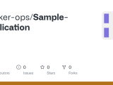 Github Docker Ops Sample Application
