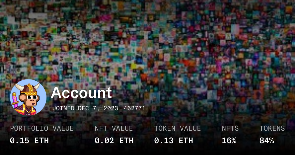 Account Perfil Opensea