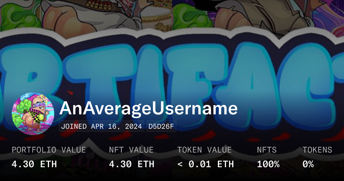 Anaverageusername Profile Opensea