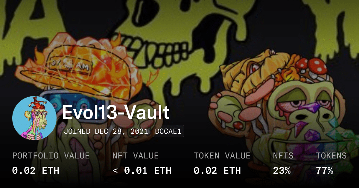 Evol13 Vault Profile Opensea