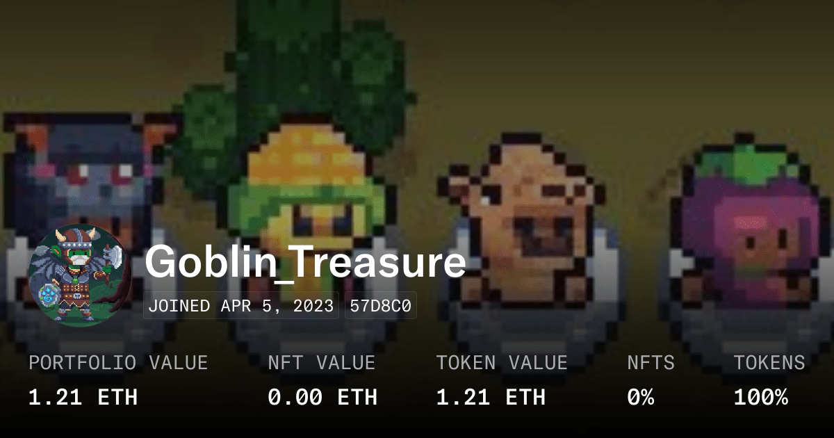 Goblin Treasure Profile Opensea