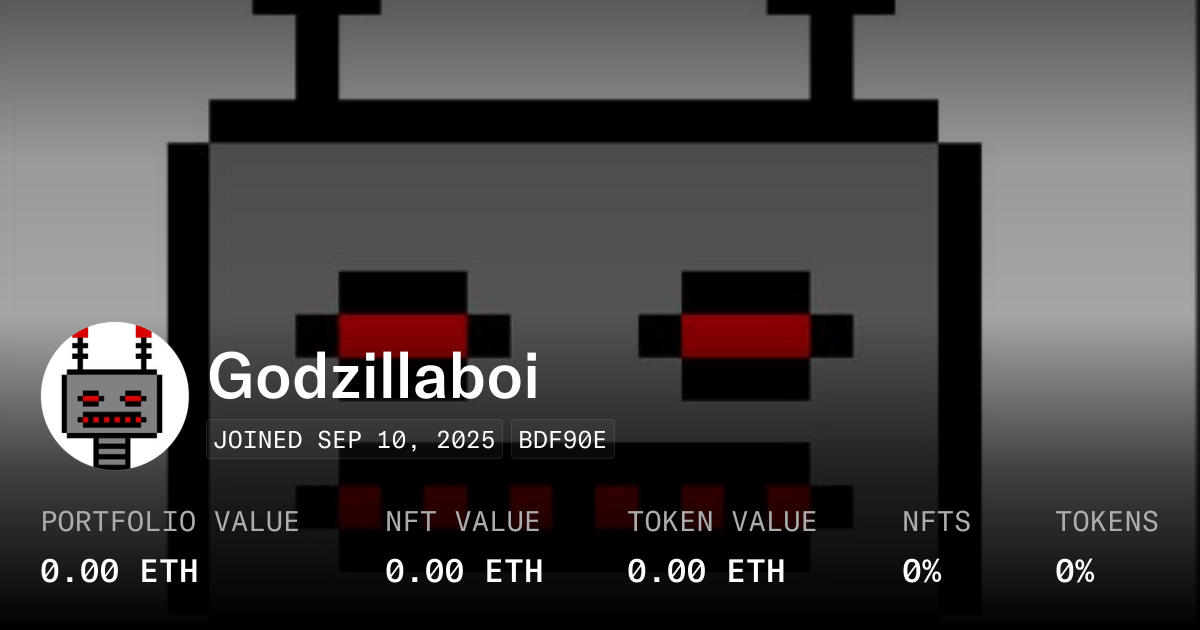 Godzillaboi Profile Opensea