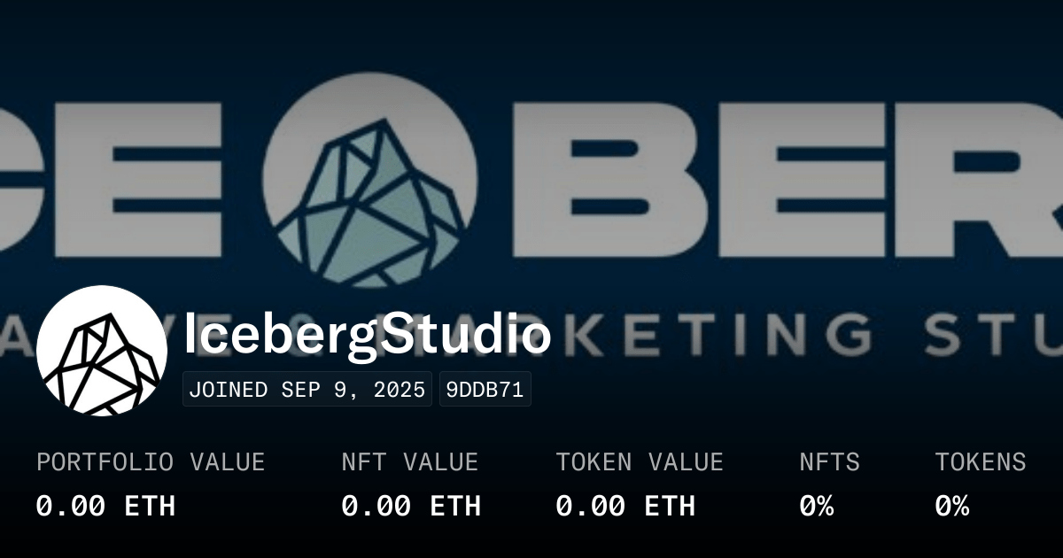 Icebergstudio Profile Opensea