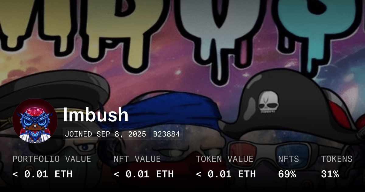 Imbush Profile Opensea