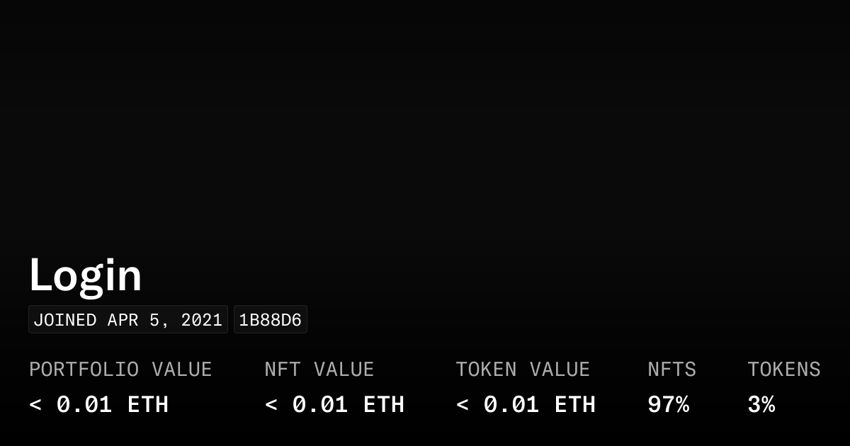 Login Perfil Opensea