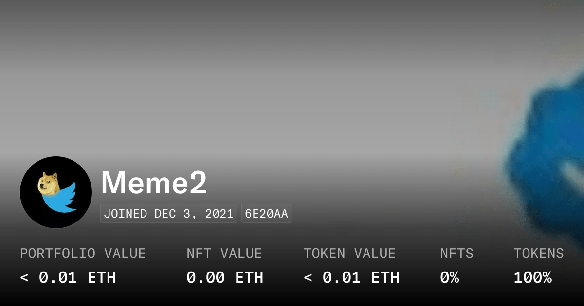 Meme2 Profile Opensea