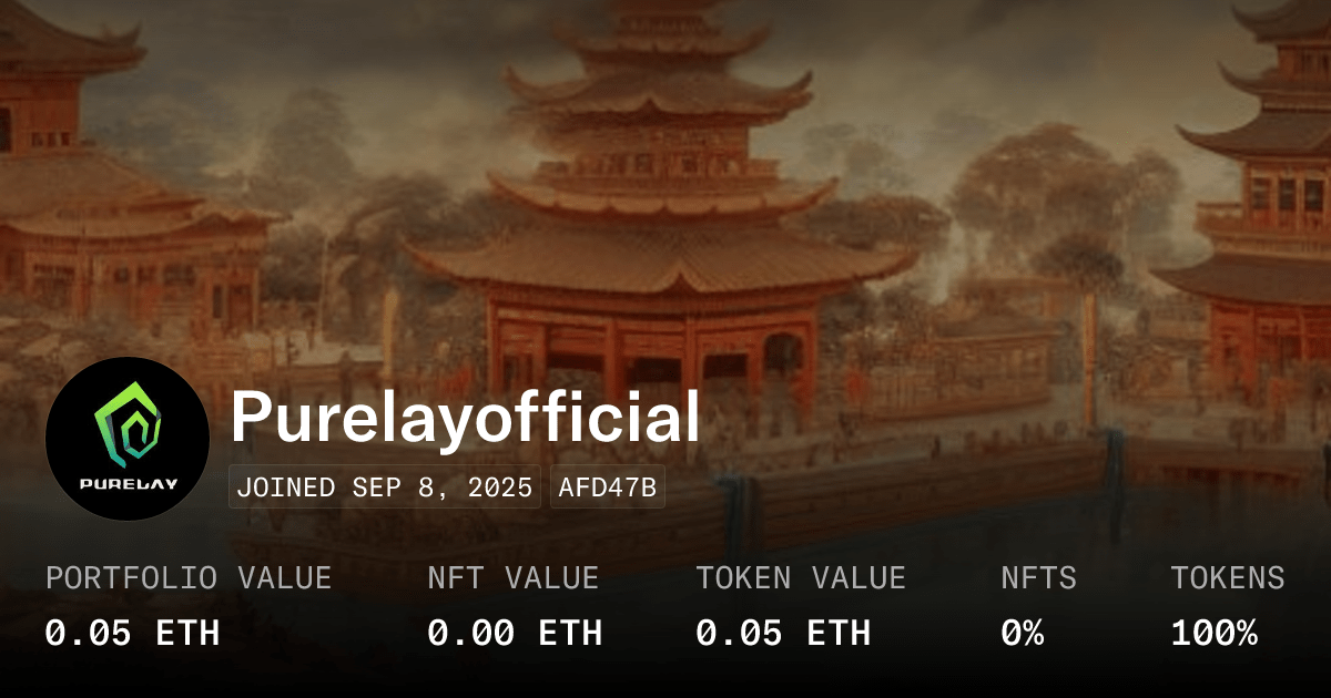 Purelayofficial Profile Opensea