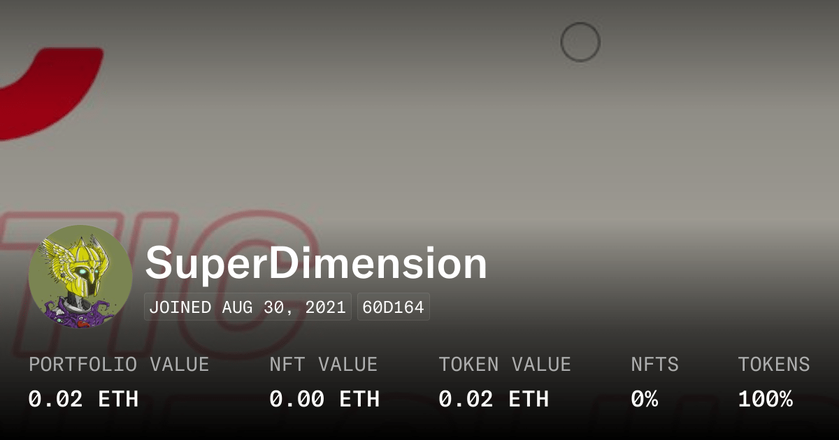 Superdimension Profile Opensea