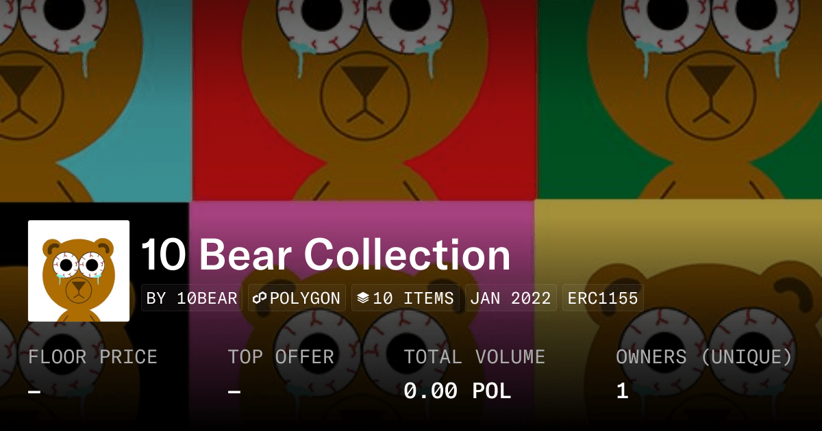 10 Bear Collection Collection Opensea