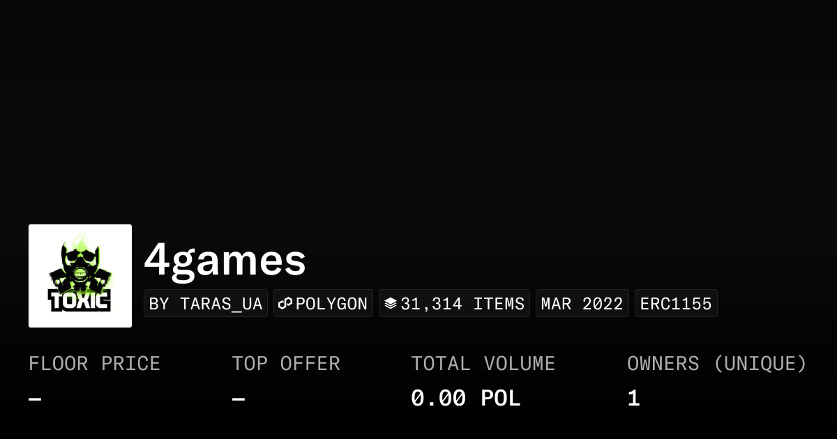 4games Collection Opensea