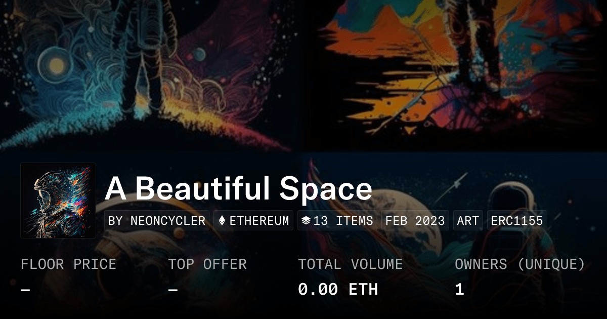 A Beautiful Space Collection Opensea