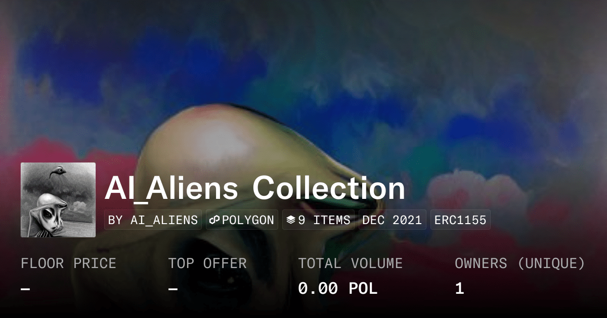 Ai Aliens Collection Collection Opensea