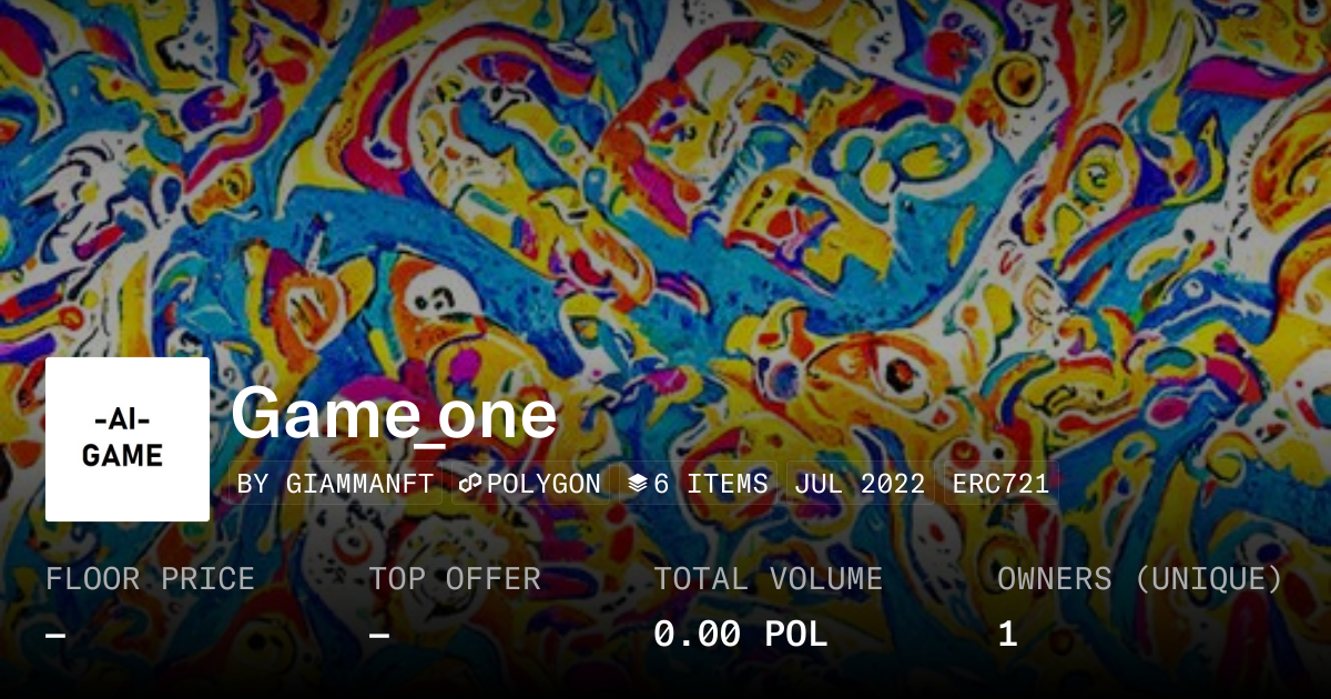 Game One Collection Opensea