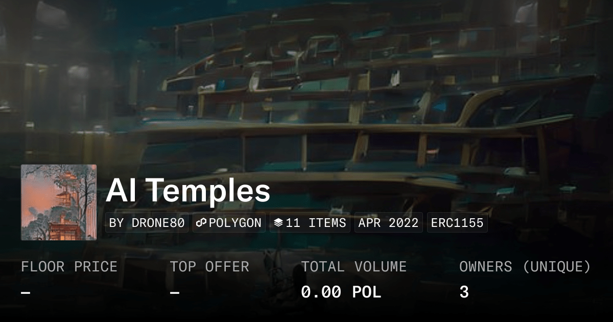 Ai Temples Collection Opensea