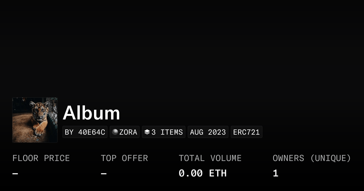 Album Collection Opensea