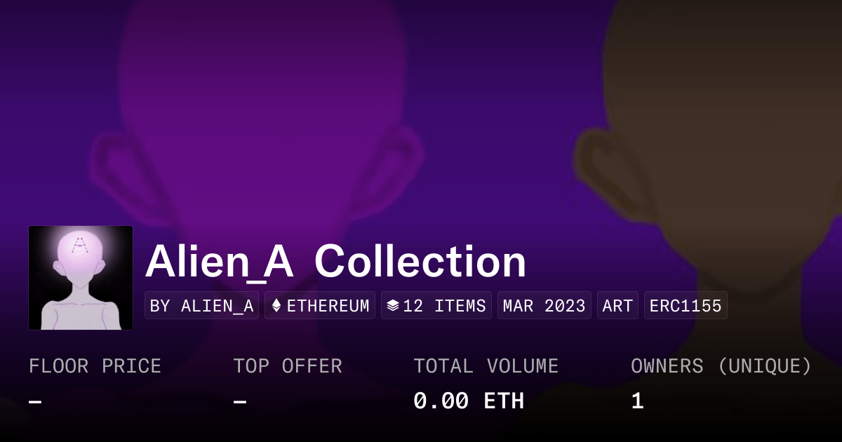 Alien A Collection Collection Opensea