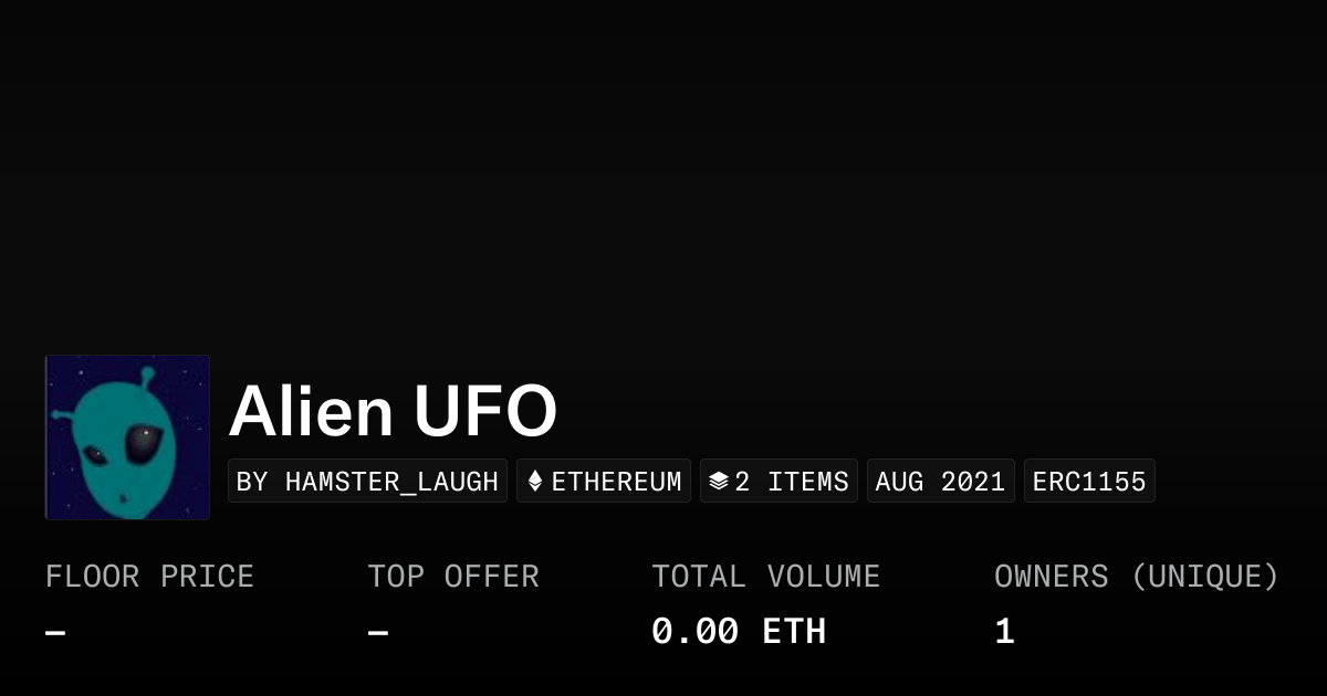 Alien Ufo Collection Opensea