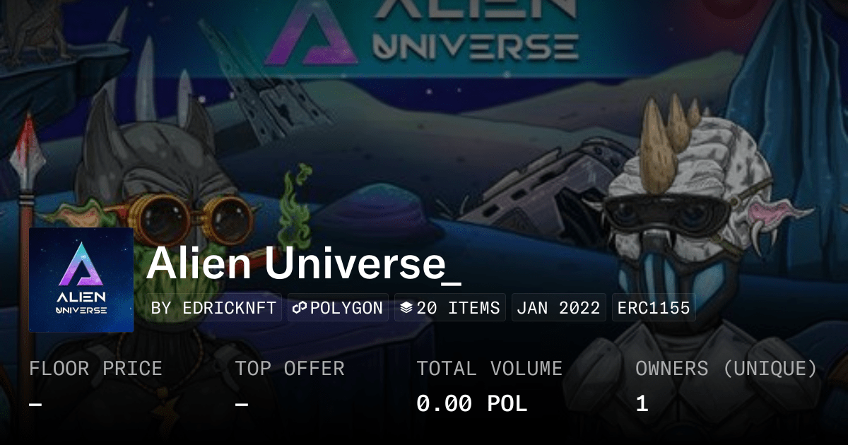 Alien Universe Collection Opensea