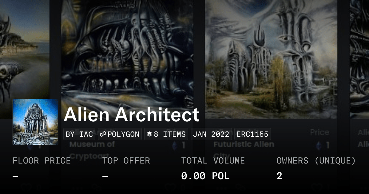 Alien Architect Collection Opensea