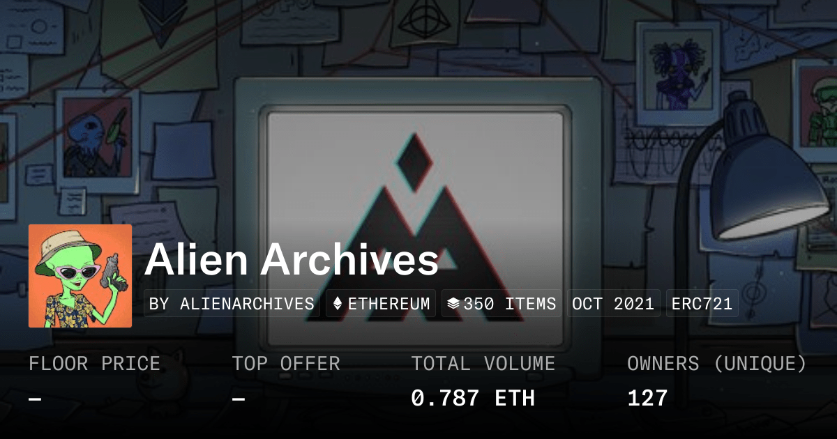 Alien Archives Collection Opensea