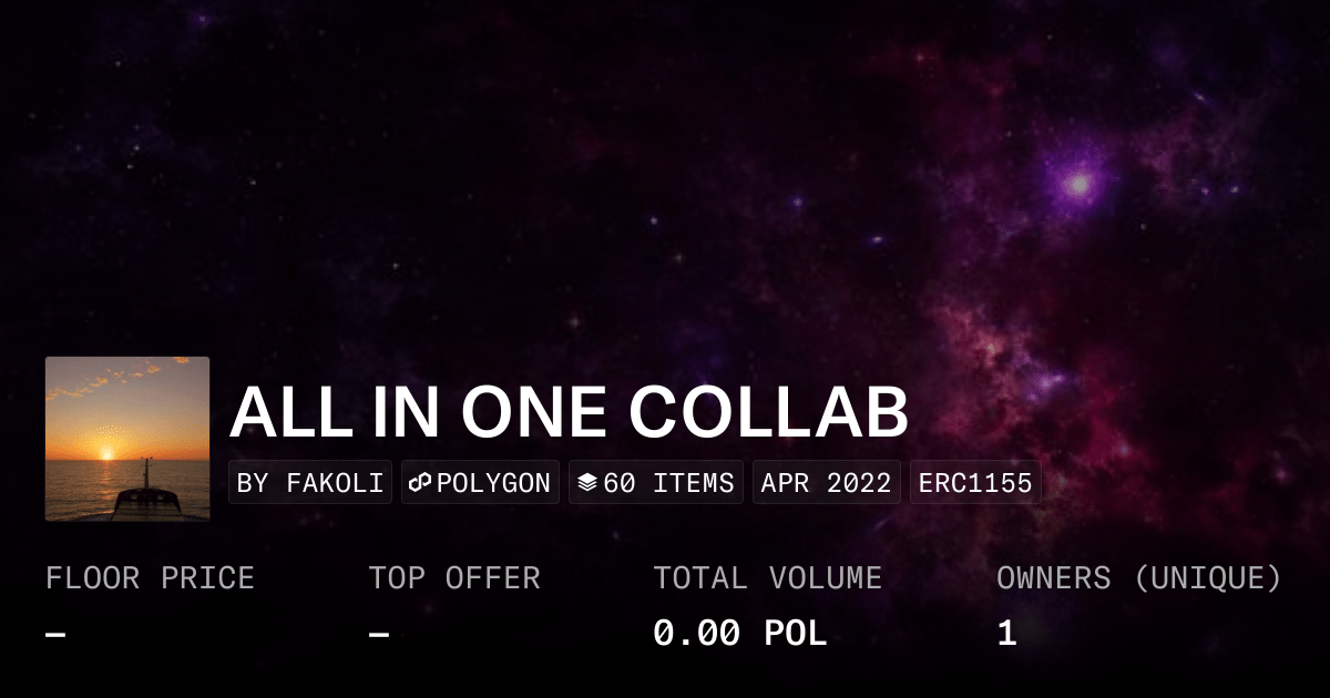 All In One Collab Collection Opensea