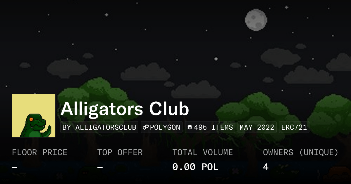 Alligators Club Collection Opensea