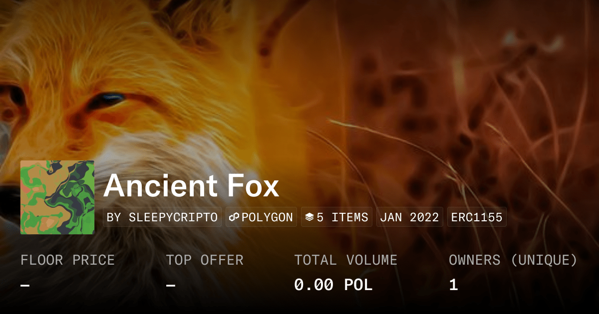 Ancient Fox Collection Opensea