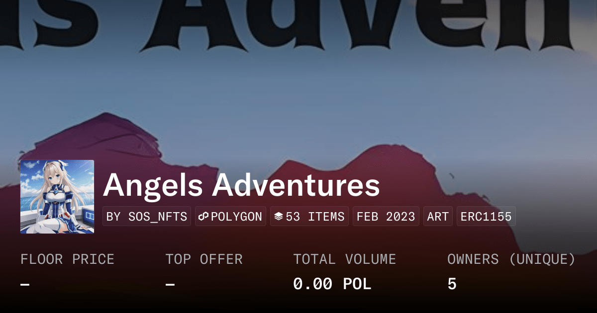 Angels Adventures Collection Opensea
