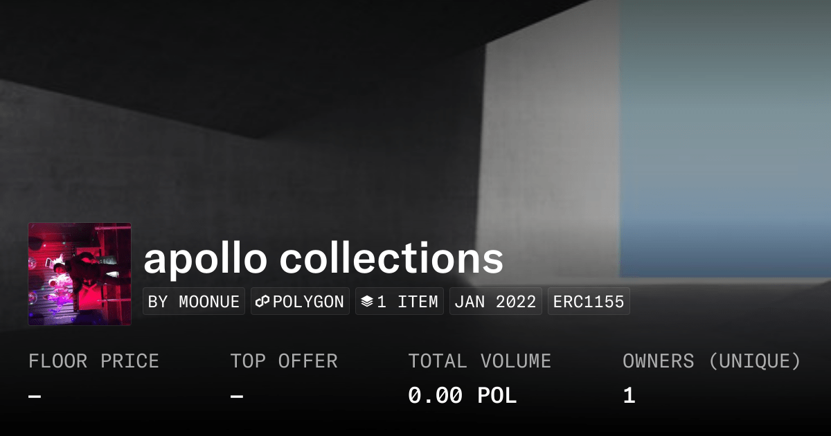 Apollo Collections Collection Opensea