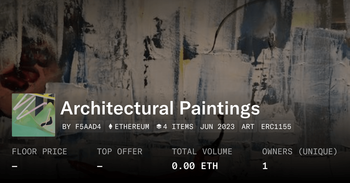 Architectural Paintings Collection Opensea