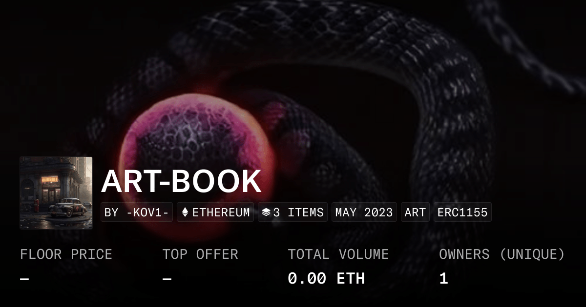 Art Book Collection Opensea