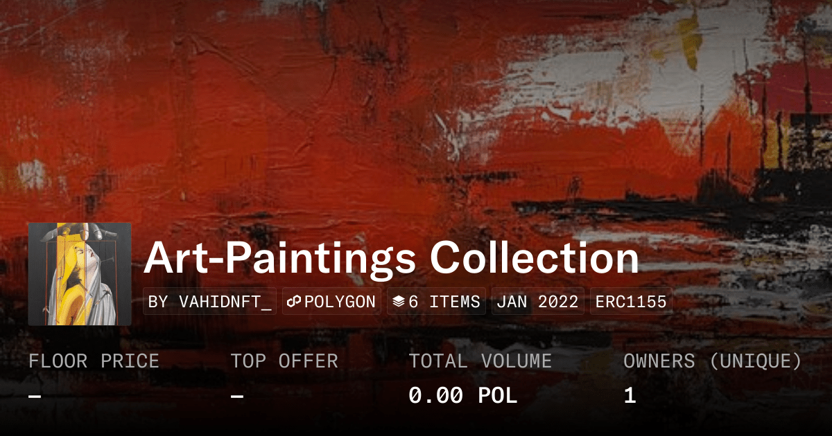 Art Paintings Collection Collection Opensea