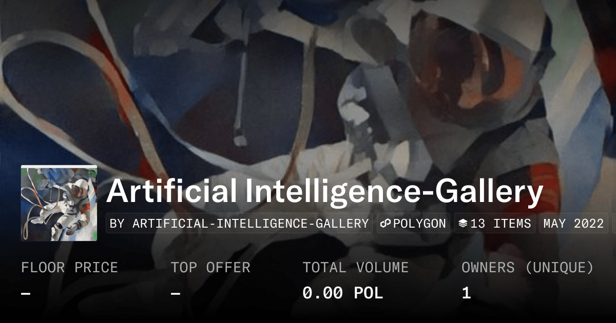Artificial Intelligence Gallery Collection Opensea