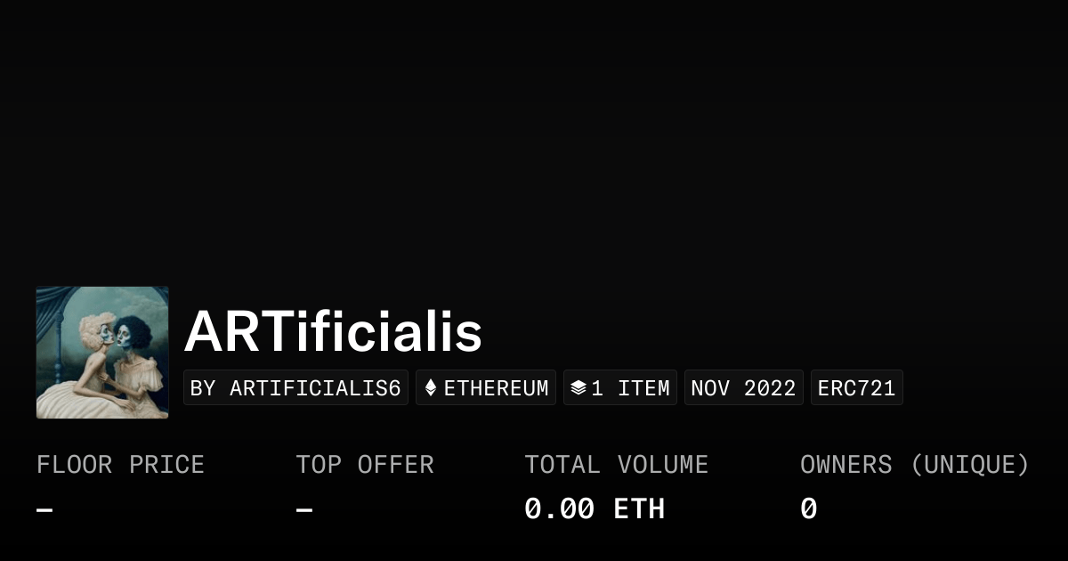 Artificialis Collection Opensea