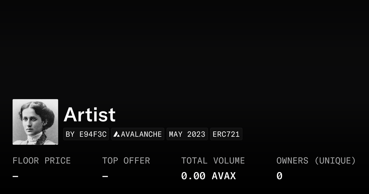 Artist Collection Opensea