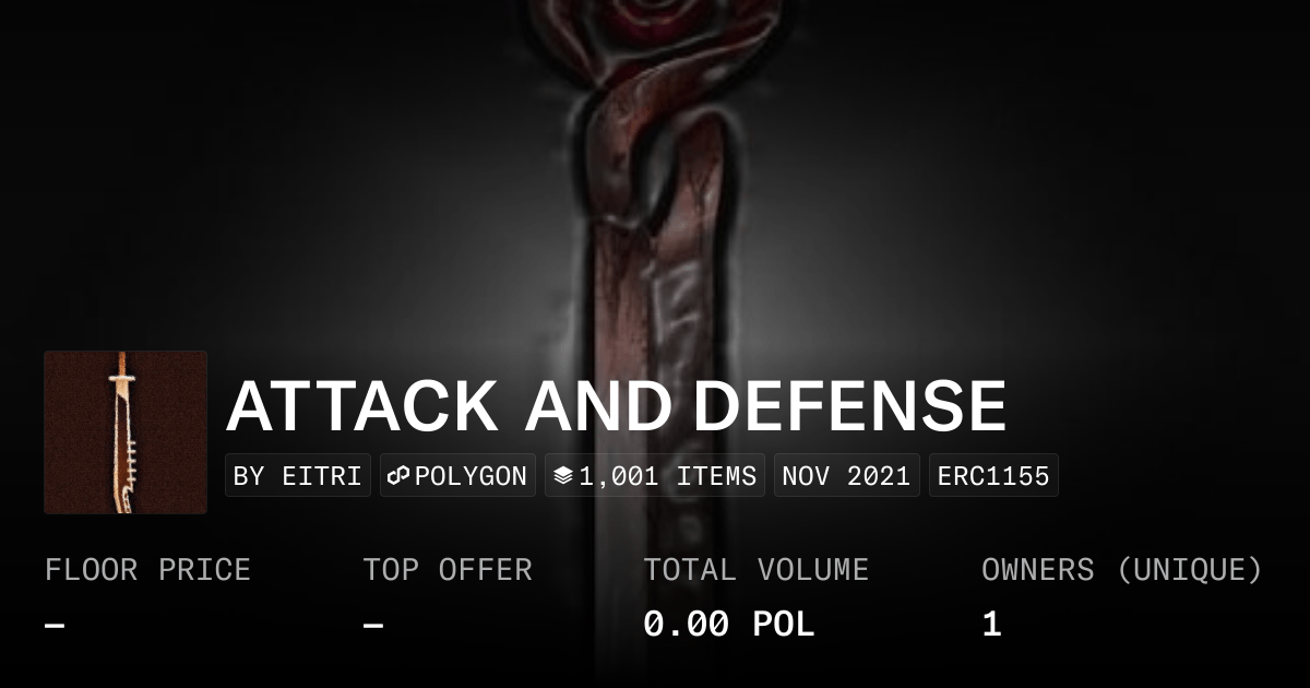 Attack And Defense Collection Opensea