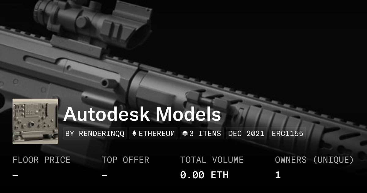 Autodesk Models Collection Opensea