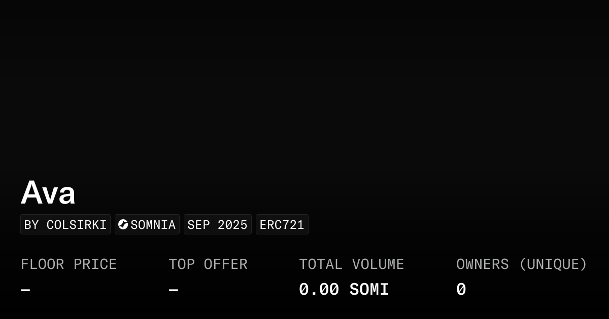 Ava Collection Opensea