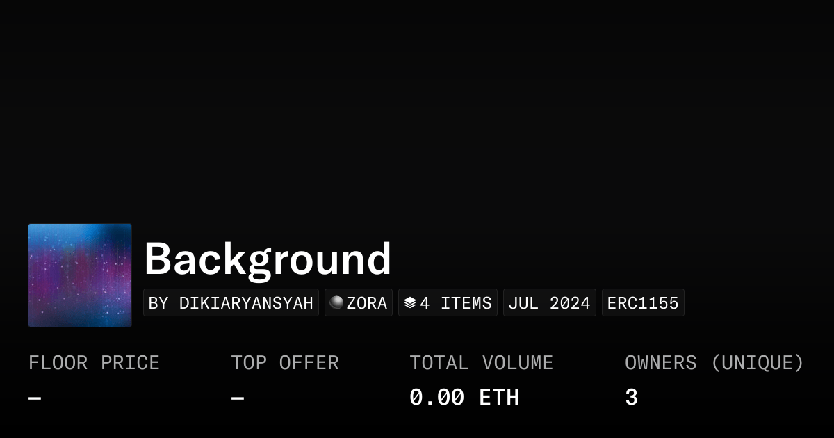 Background Collection Opensea