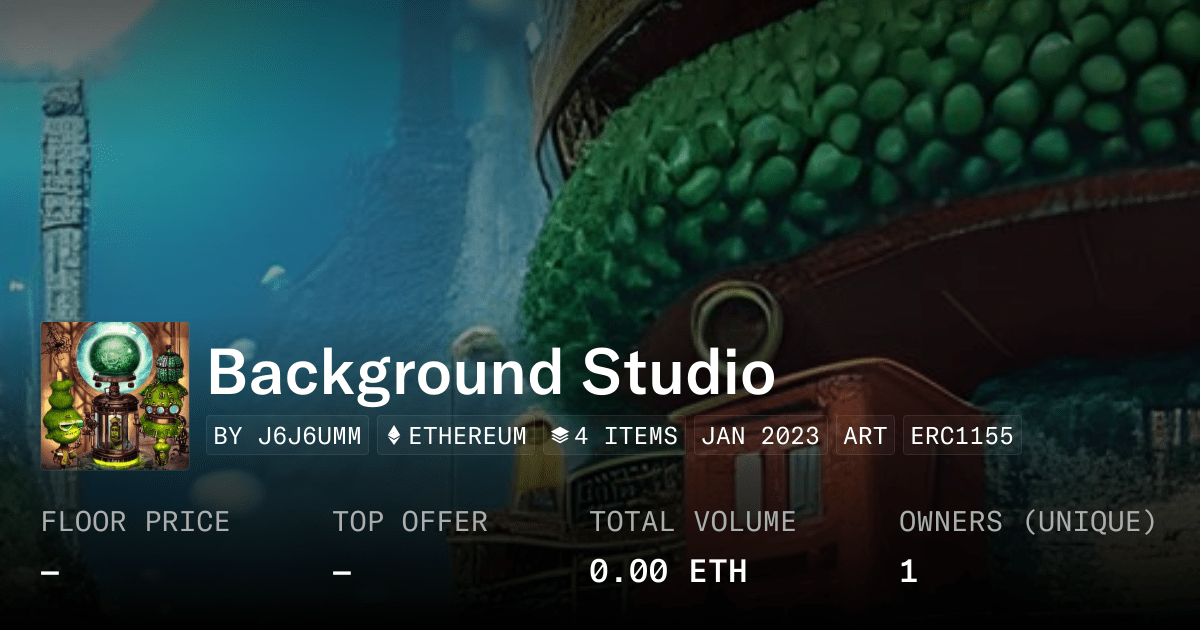 Background Studio Collection Opensea