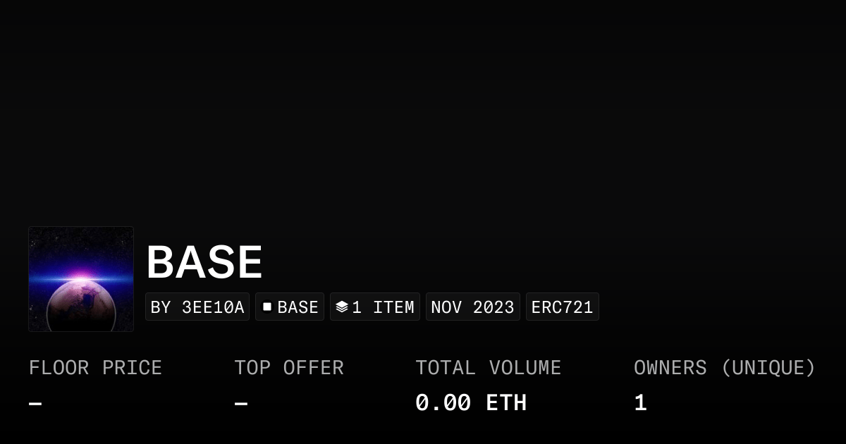 Base Collection Opensea